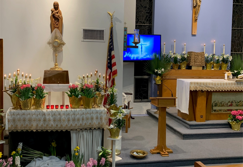 Easter Scenes – Holy Cross Church